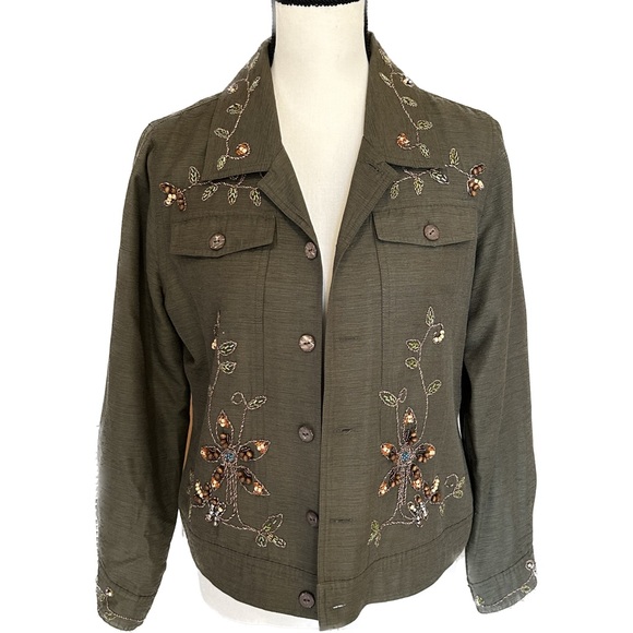 Carole Little | Jackets & Coats | Carole Little Vintage Silk ...